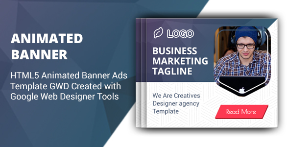HTML5 Animated Banner Ads Template GWD V1 Ad Templates - code.market