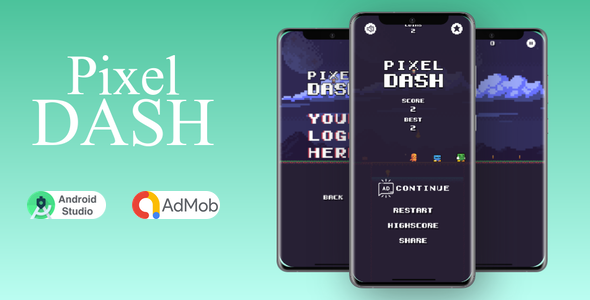 Pixel Dash Android Games - code.market