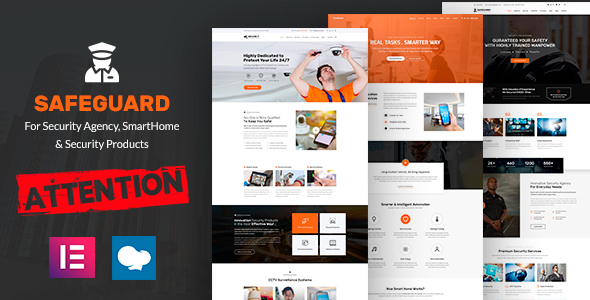 Safeguard - Security & Guard Theme Wordpress Business - code.market