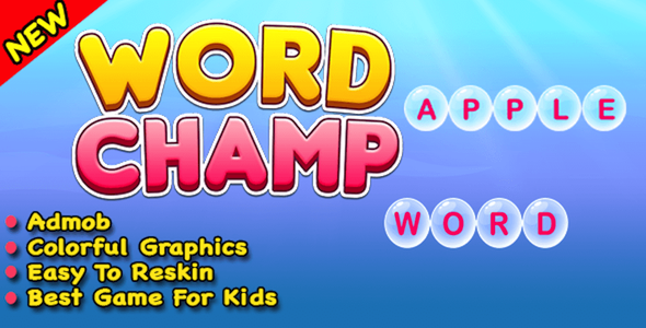 Word Champ + Word Typing Trivia Puzzle Game For Android & IOS In Unity ...