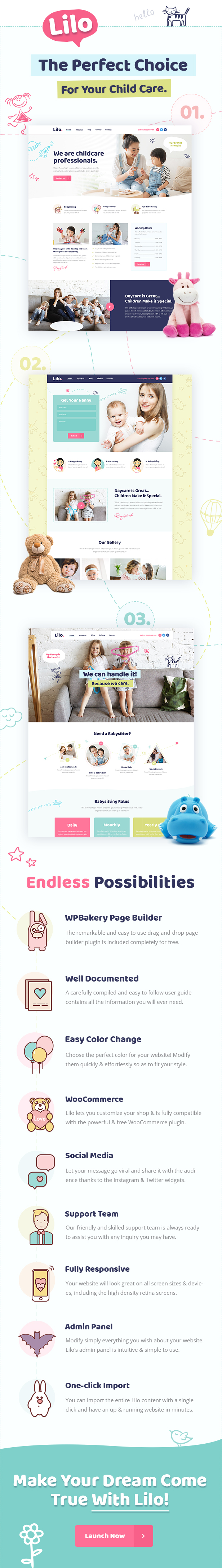 Lilo - Kindergarten Theme Wordpress Children - code.market
