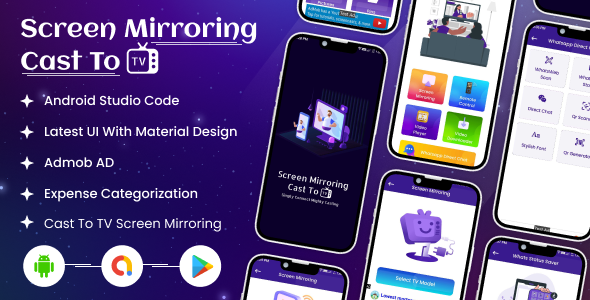 Screen Mirroring - TV casting - Phone to Tv Screen Mirroring Android ...