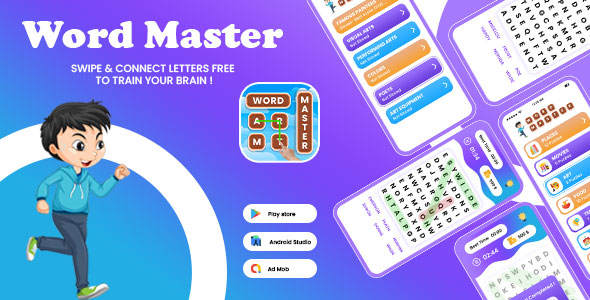 Word Search - Master Brain - Word Puzzle - Word Search - code.market